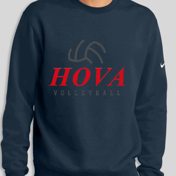 HOVA Nike Crewneck ( black, navy & white) – My Pro Apparel