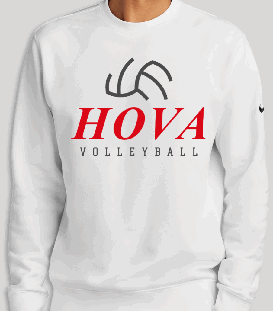 HOVA Nike Crewneck ( black, navy & white) – My Pro Apparel